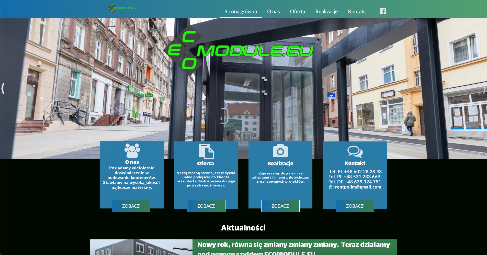 ECO Module - Producent kontenerów modułowych, kontener biurowy